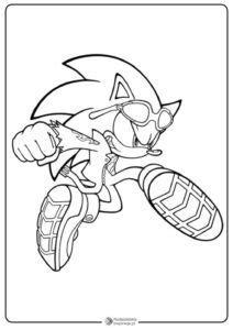 Sonic Kolorowanki Do Druku Rodzicielskieinspiracje Pl