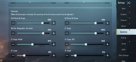 BGMI Sensitivity Settings Best Camera ADS And Gyroscope Settings For