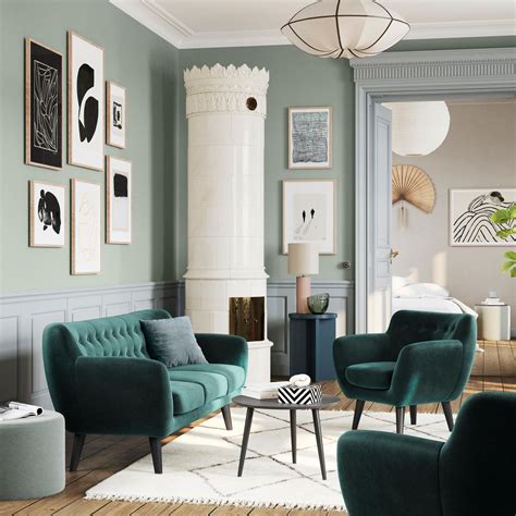 Zartes Pastellgrün fürs helle Wohnzimmer SCHÖNER WOHNEN