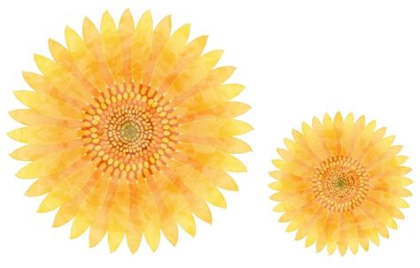 Illustration D Un Grand Tournesol Vecteur Premium