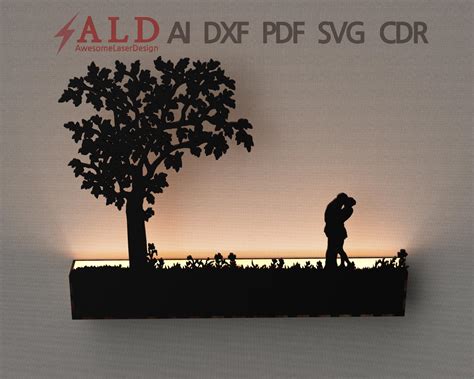 Shadow box laser cut files lightbox svg archivos dxf archivos Etsy México