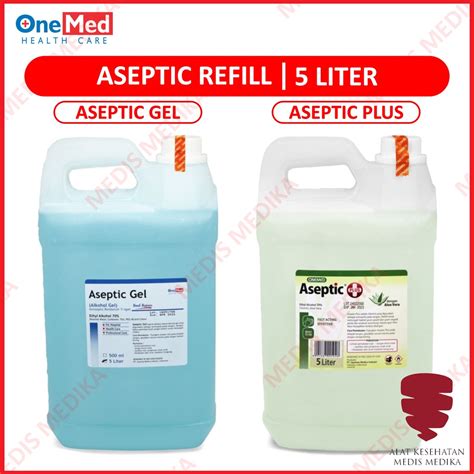 Jual Aseptic Gel Plus L Onemed Hand Sanitizer Perlindungan Tangan