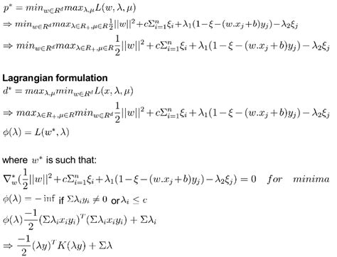 constrained and unconstrained optimization theory and implementations along with svm by