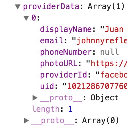 Get Identifier Field From Firebase Auth Console Stack Overflow