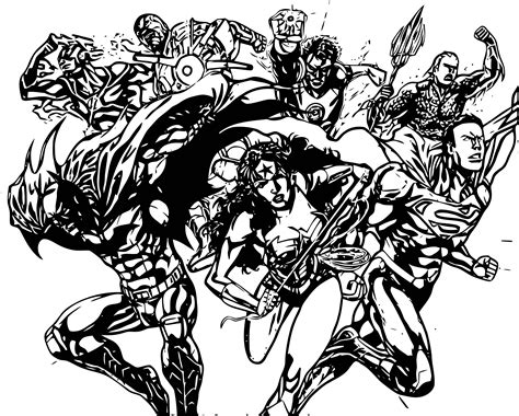 Justice League Coloring Page Wecoloringpage 34 Wecoloringpage