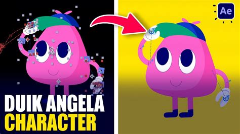 Duik Angela Easy Way Character Rigging Animation In After Effects
