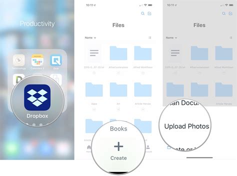 how to upload multiple files at once to dropbox for iphone and ipad imore