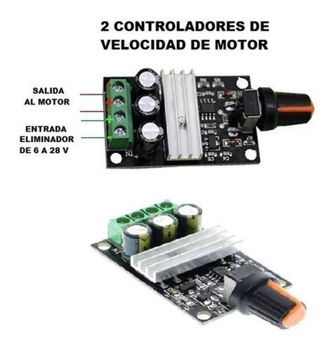 Control Velocidad Motor Corriente Directa Kit 2 Pzas Arduino Envío gratis