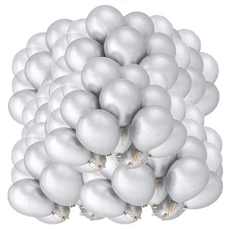 BALONY METALICZNE 50 Szt SREBRNE URODZINY Party 12445765103 Allegro Pl