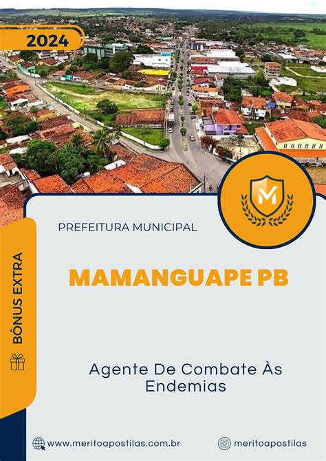 Apostila Agente De Combate S Endemias Prefeitura Mamanguape Pb