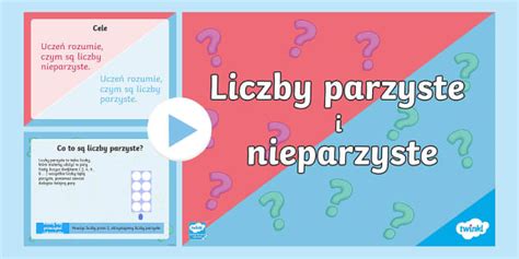 Liczby Parzyste I Nieparzyste Prezentacja PowerPoint Edukacja