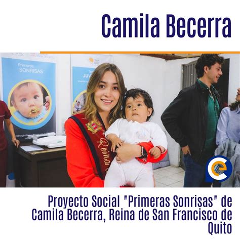 Proyecto Social Primeras Sonrisas De Camila Becerra Reina De San