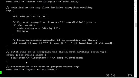 exceptions exception handling and assertions in c youtube