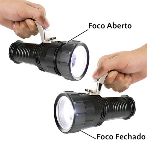 Kit X Lanterna Led Recarreg Vel De Lumens B Max Bm