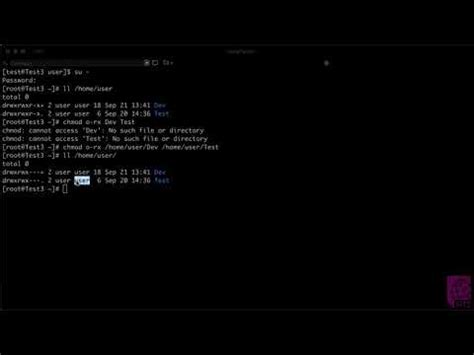 Setfacl In Linux Youtube