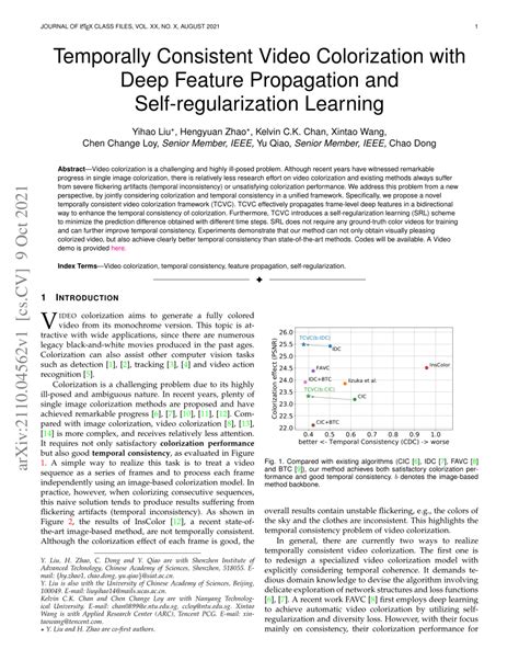 pdf temporally consistent video colorization with deep feature propagation and self