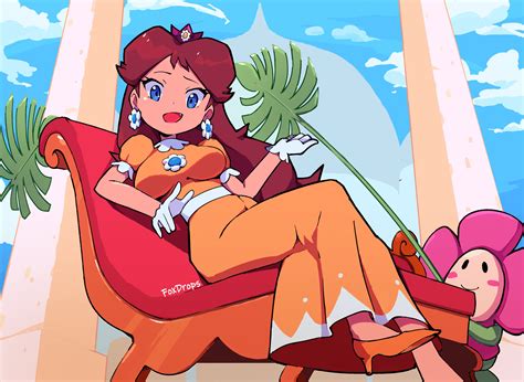 Princess Daisy Super Mario Bros Image By FoxDropsDraws 4016059