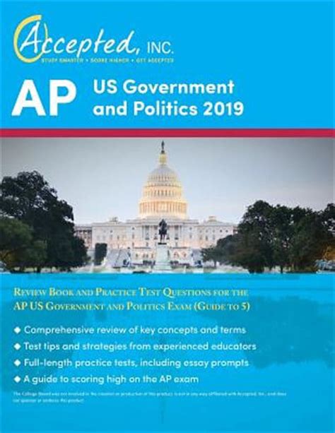 AP US Government And Politics 2019 Review Book And Practice Test