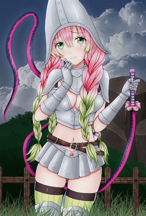 Kanroji Mitsuri Kimetsu No Yaiba Image Zerochan Anime
