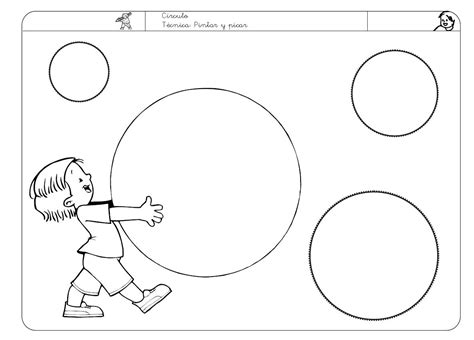 Trabajando En Educaci N Infantil Fichas Para Identificar El C Rculo