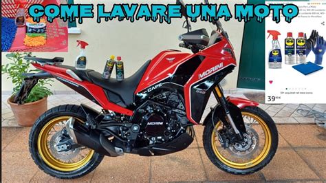Come Lavare Una Moto X Cape Moto Morini V Youtube