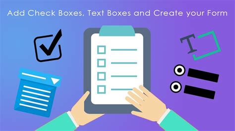 how to add checkbox selection text box form for your pdf youtube