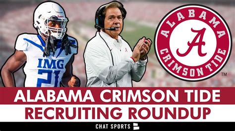 Alabama Crimson Tide Football Recruiting Update Nick Saban Lands 2