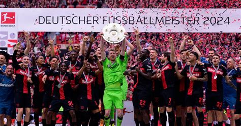 Bundesliga So Feiert Bayer Leverkusen Seine Erste Meisterschaft 1 1
