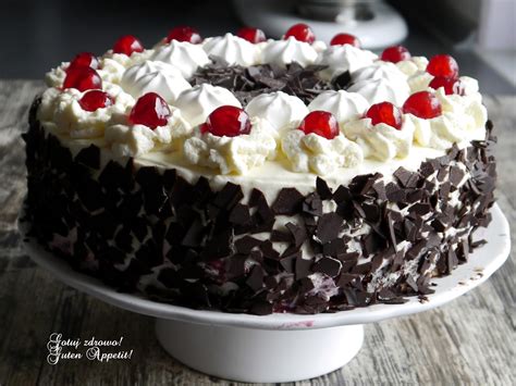 Gotuj zdrowo Guten Appetit Tort szwarcwaldzki Schwarzwälder Kirschtorte
