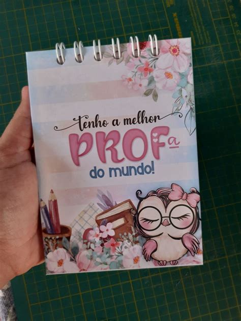 Bloquinho de Anotações Dia dos Professores Elo7