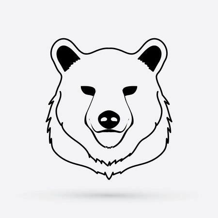 Bear Face Drawing Grizzly Bear Drawing Face Line Drawing Silhouette