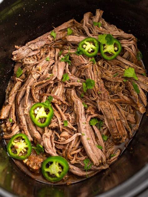 Slow Cooker Mexican Shredded Beef The Cooking Jar
