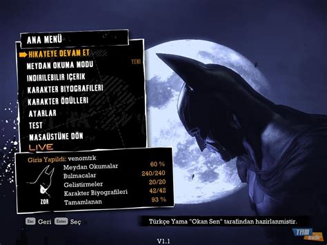 Batman Arkham Asylum Türkçe yama önerisi Technopat Sosyal
