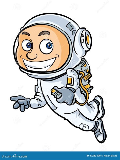 Cute Astronaut Cartoon Character Is Sitting On The Planet Hugging A