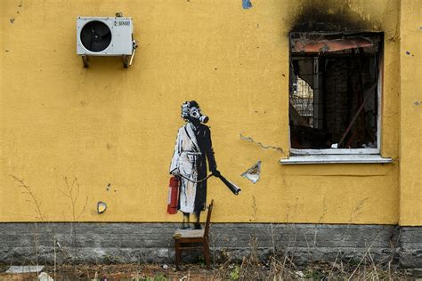 Banksy nin Ukrayna daki yeni işleri Dergy Müzik Sinema Etkinlik