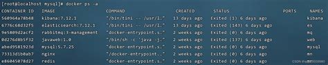 docker error response from daemon conflict the container name “ mysql“ is already in use by