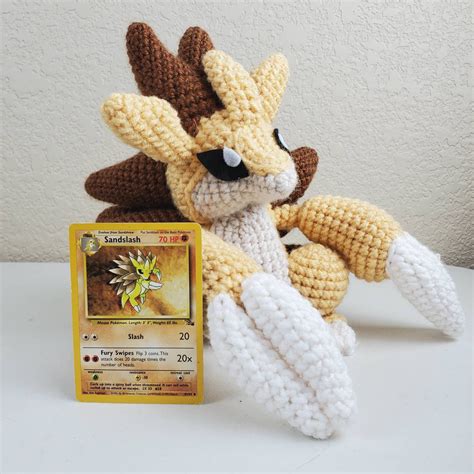 Crochet Sandslash Pdf Pattern Etsy Uk