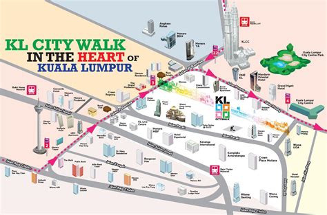 Kuala Lumpur Attractions Map PDF FREE Printable Tourist Map Kuala