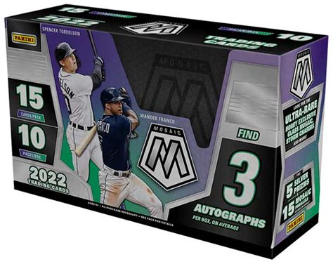 Panini Mosaic Baseball Checklist Team Sets Hobby Box Info