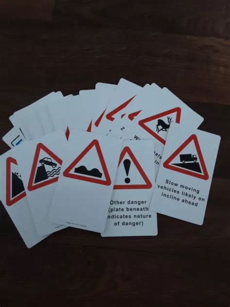 ROAD SIGNS FLASH Cards Know Your Road Signs Pass Your UK Driving Theory