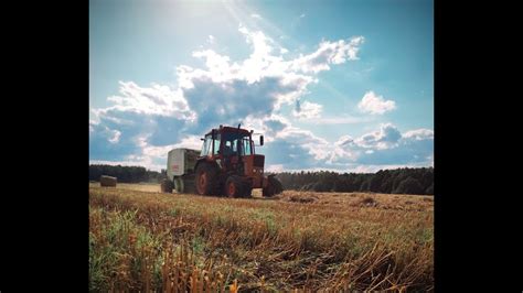prasowanie słomy MTZ 82 CLAAS Roland 46 Vlog 17 YouTube