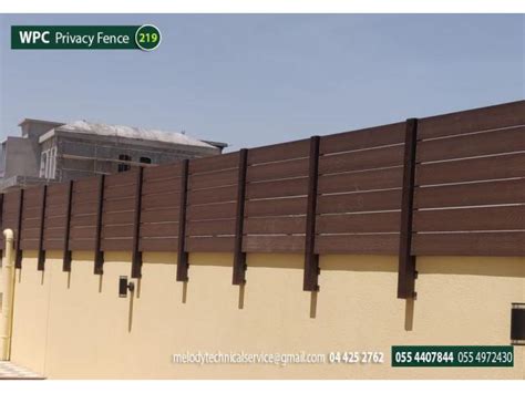 WPC Fence Abu Dhabi Composite Wood Fence Supply And Install In Abu