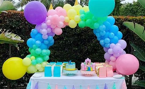 LaVenty Kit De Arco De Globo Para Mesa Con Forma De Globo Y Columna