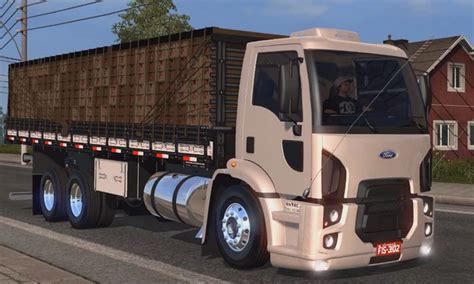 Caminhão Ford Cargo 2429 Carroceria Para V 1 30 X ETS2 Mod