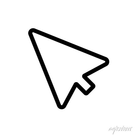 Pointer Icon On Transparent Background Cursor Sign Mouse Cursor Symbol