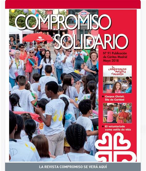 Nº 91 COMPROMISO SOLIDARIO MAYO 2018 Caritas Madrid