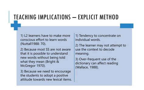 vocabulary teaching implicit vs explicit instruction