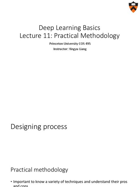 deep learning basics lecture 11 practical methodology pdf deep learning support vector machine