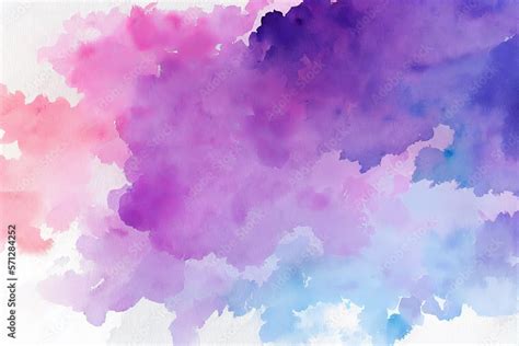 fond texturé de peinture aquarelle en tâches de couleur violet et mauve