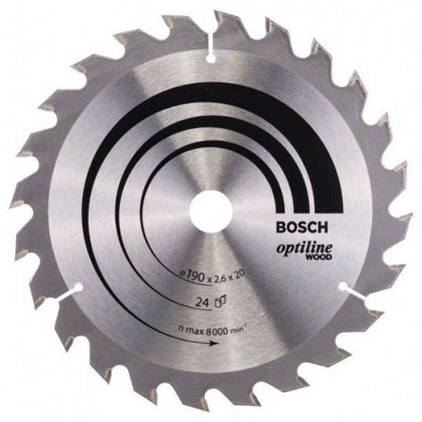 Bosch Lama Per Sega Circolare Optiline Wood X X Mm
